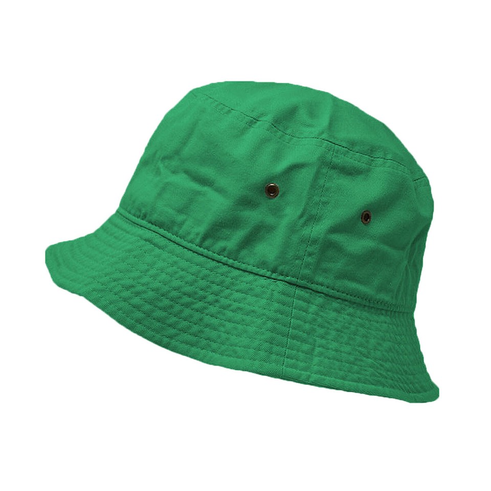 100% Premium Cotton Bucket Hat Small Brim Packable Travel Summer Beach ...