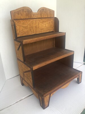 Folk Art Wooden Match Sticks Display Shelf-ca 1940,s. PRICE REDUCED ...