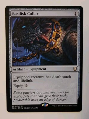 MTG Basilisk Collar Commander Legends: Battle for Baldur's Gate 300/361 ...