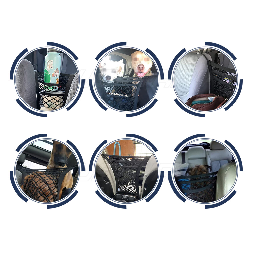 For Vauxhall Corsa D - Car Seat Hanging Bag Net String Bag Storage Mesh ...