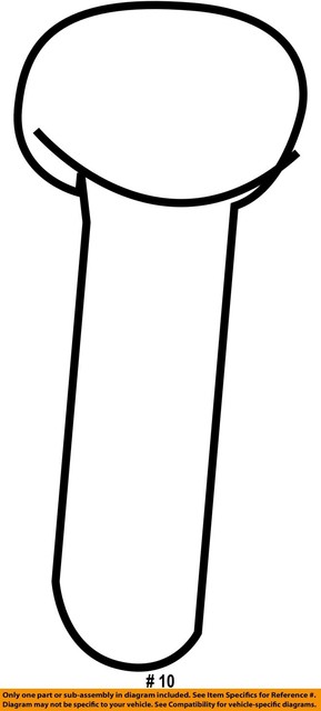 Nissan 0155305933 Genuine OEM Fender Liner Clip for sale online | eBay