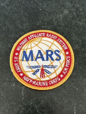 MILITARY AUXILIARY RADIO SYSTEM MARS PATCH US ARMY USAF AIR FORCE Vtg ...