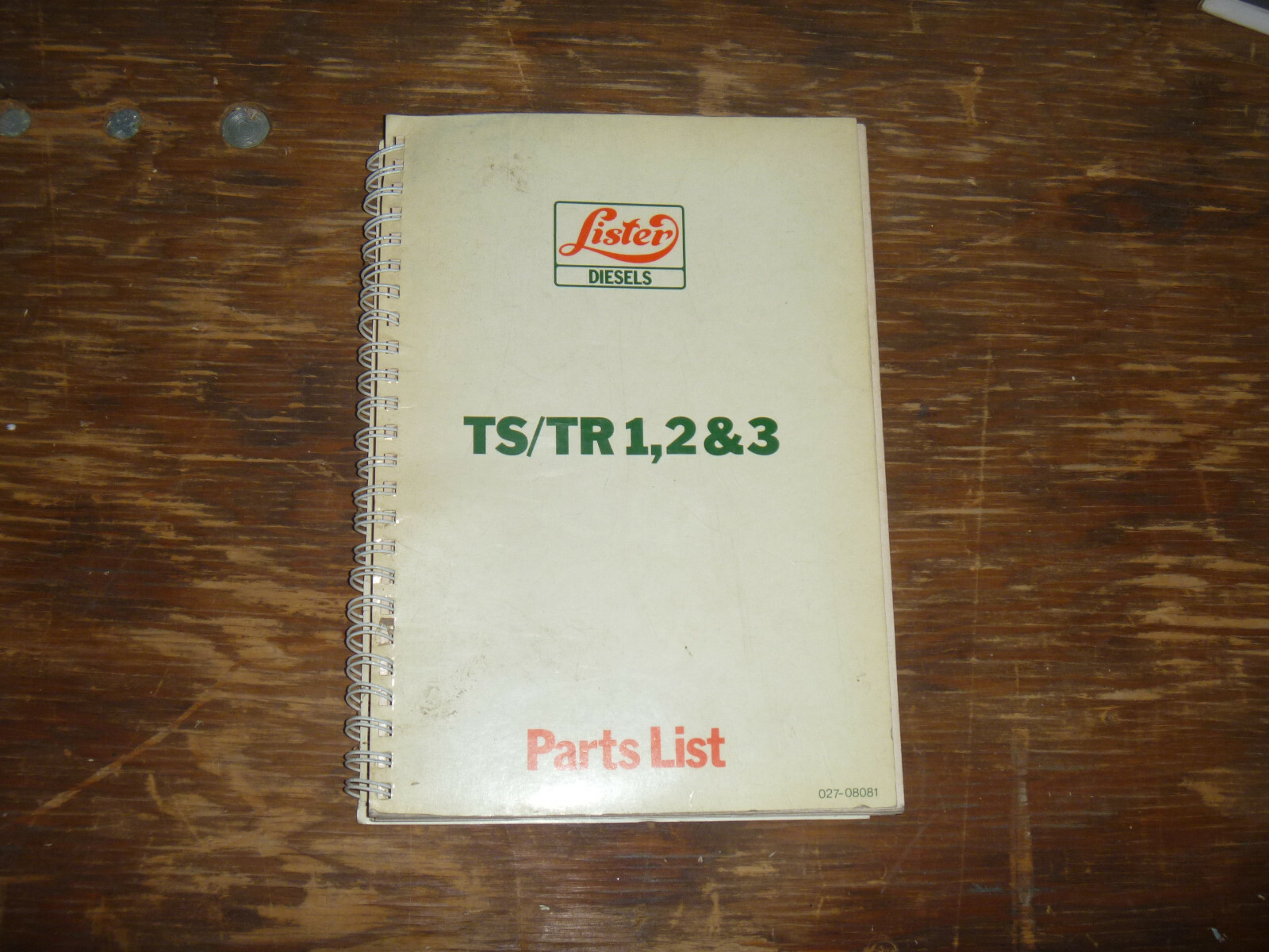 Lister Petter TS1 TS2 TS3 TR1 TR2 TR3 Diesel Engines Parts Catalog ...