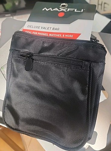Maxfli Deluxe Valet Bag Easily Attaches to Golf Bag Ideal for Phones ...