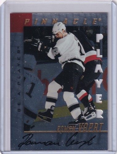 1997-98 BE A PLAYER PINNACLE DIE CUT ROMAN VOPAT AUTOGRAPH | eBay