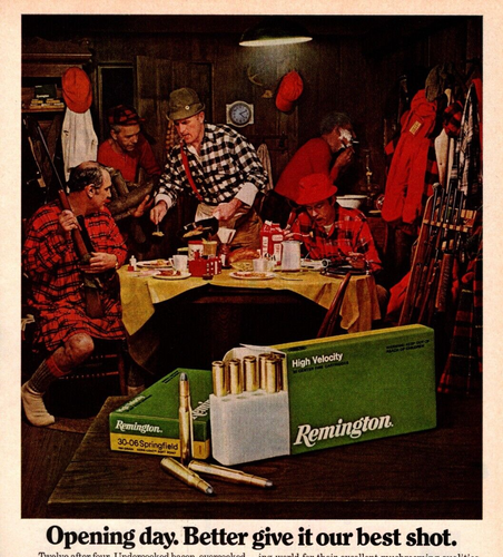 1976 REMINGTON CARTRIDGES BULLETS PRINT AD, GUN AMMO HUNTING DECOR ...