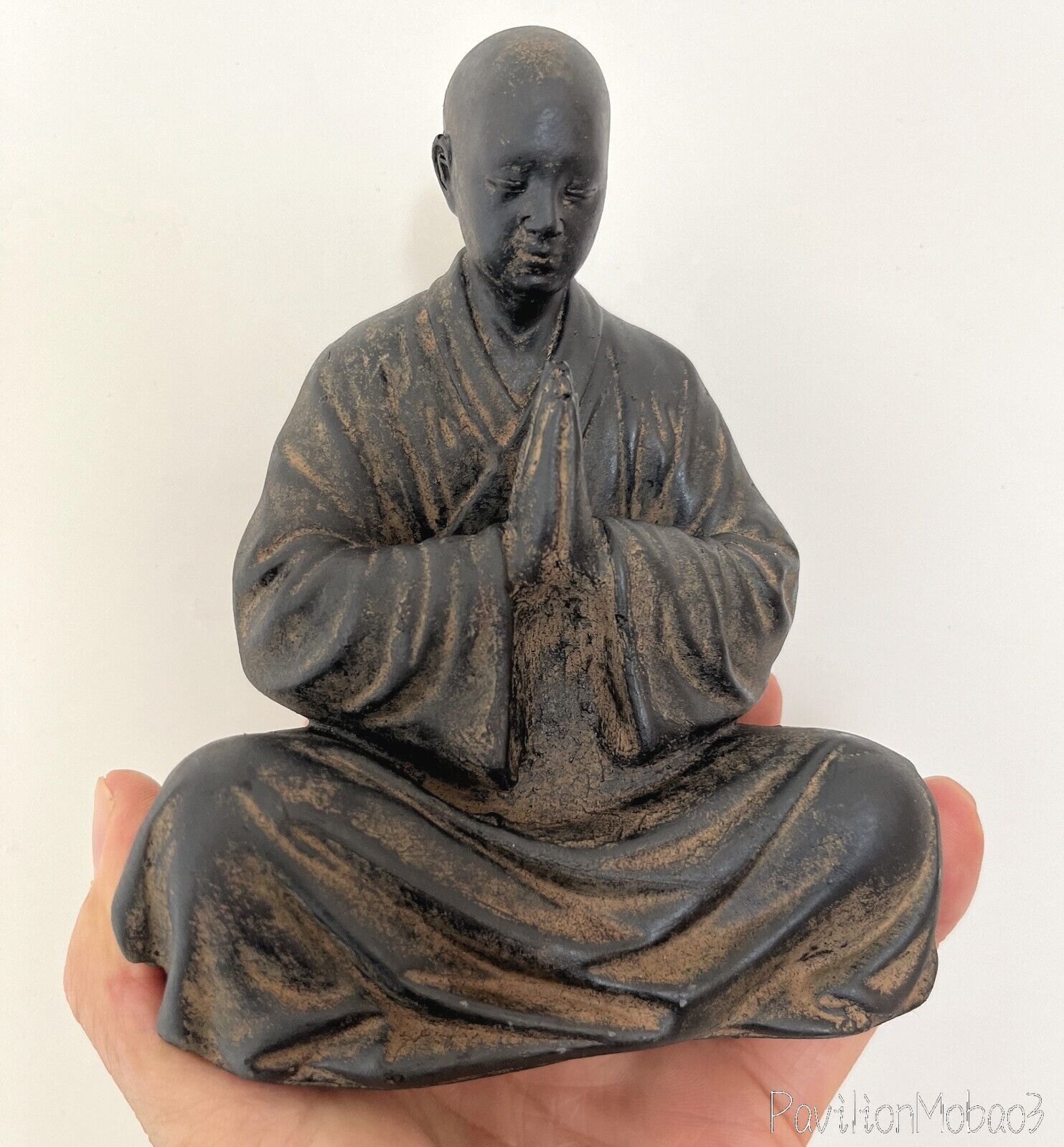 4.8" Monk Statue Buddha Buddhism Zen Figure Decor Collection | eBay