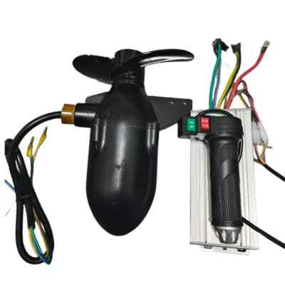 12-72V Marine Underwater Propeller Rubber Boat Electric Outboard Motor ...