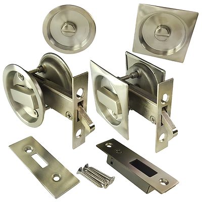 Sliding & Bi-Fold Door Privacy Lock Bathroom Ensuite Toilet Claw Bolt ...