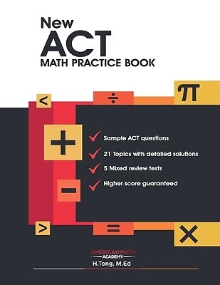 New ACT Math Practice Book by Academy, American Math -Paperback | eBay ...