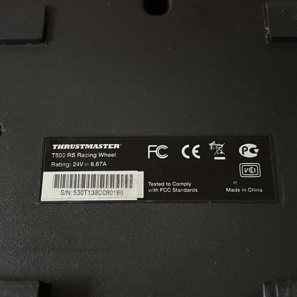 Thrustmaster T500 RS Racing Pedals & Wheel for PlayStation/PC | eBay