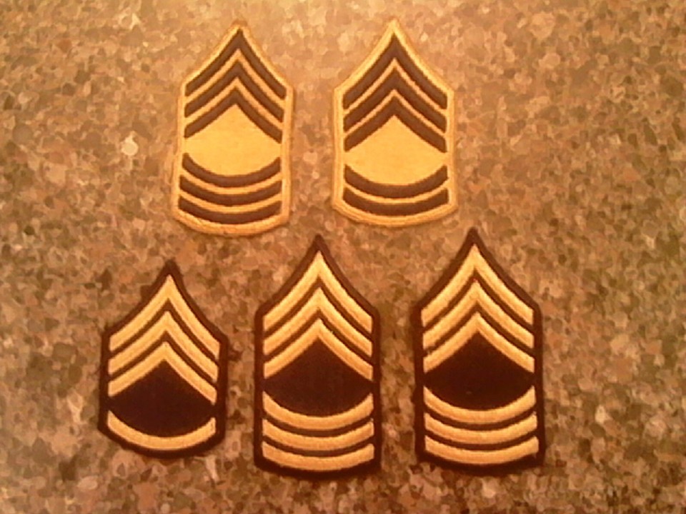 Rank Insignia "Goldenlite", U.S. Army, 1950s, Small Size, Unused | eBay