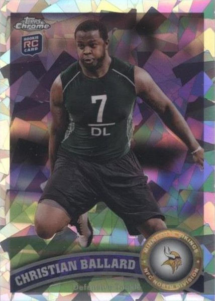 2011 Topps Chrome - Crystal Atomic Refractor #167 Christian Ballard ...