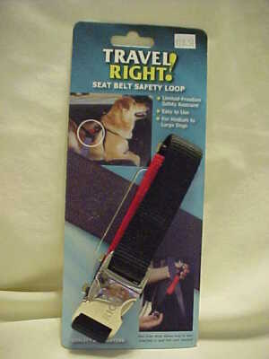 Travel Right Seat Belt Safety Loop for Dogs Medium to large NEW | eBay