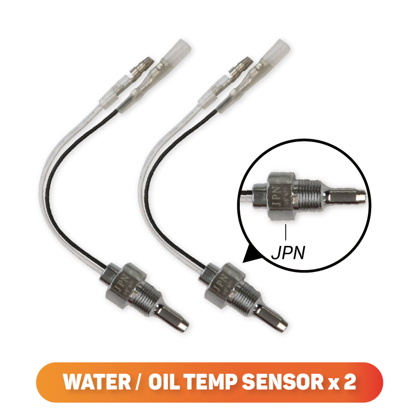 52mm 2-1/16" Digital Dual Temperature Gauge ¬∞F Inside & Outside Blue ...