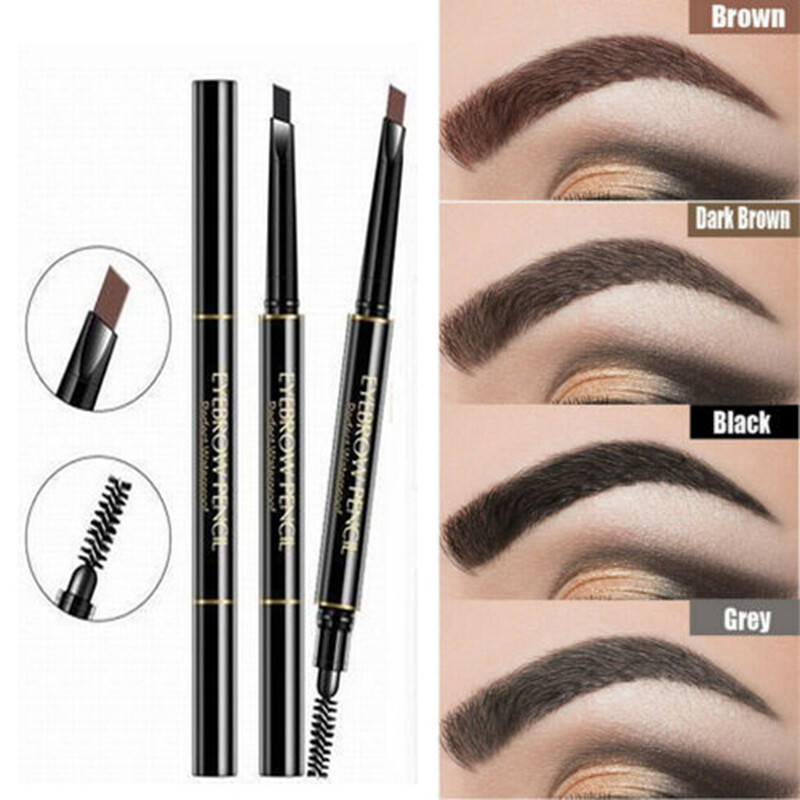 Eyebrow Liner Automatic PENCIL with BRUSH Brow Fine Definition Stereo ...