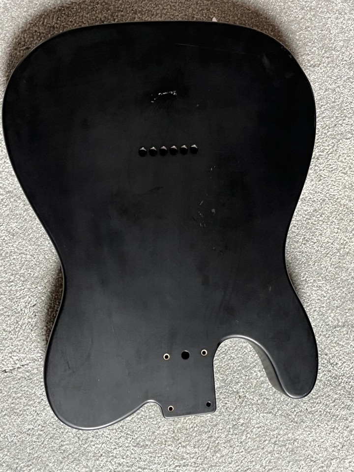 Fender American Telecaster body flat black matte 5 lb 1 oz | eBay