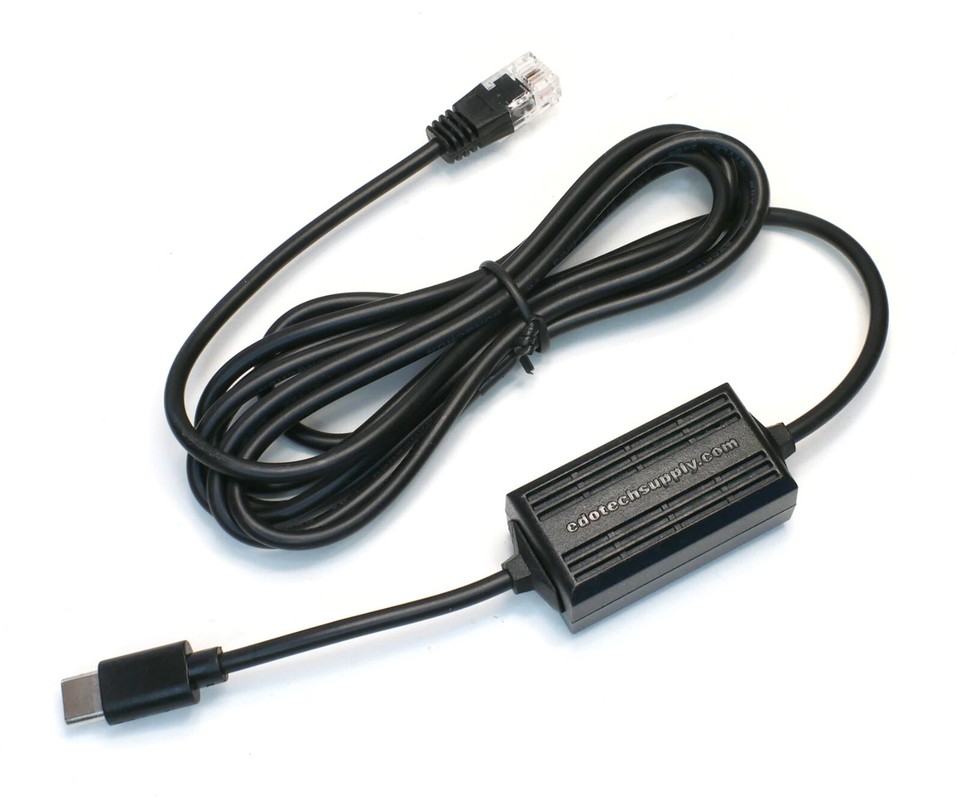12V USB-C RJ11 Power Cord Cable for Beltronics Valentine One V1 Gen1 ...