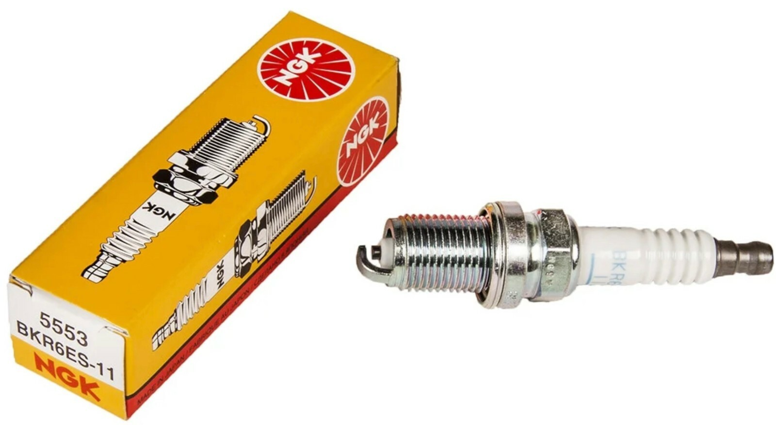 New Set of 6 Genuine NGK Standard Spark Plugs BKR6ES-11 / 5553 | eBay