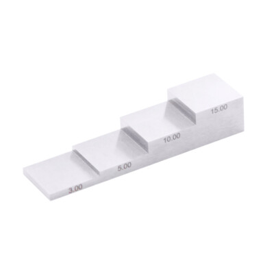 YUSHI Step Wedge 3.00-15.00mm 304 Stainless Steel Ultrasonic Test Block ...