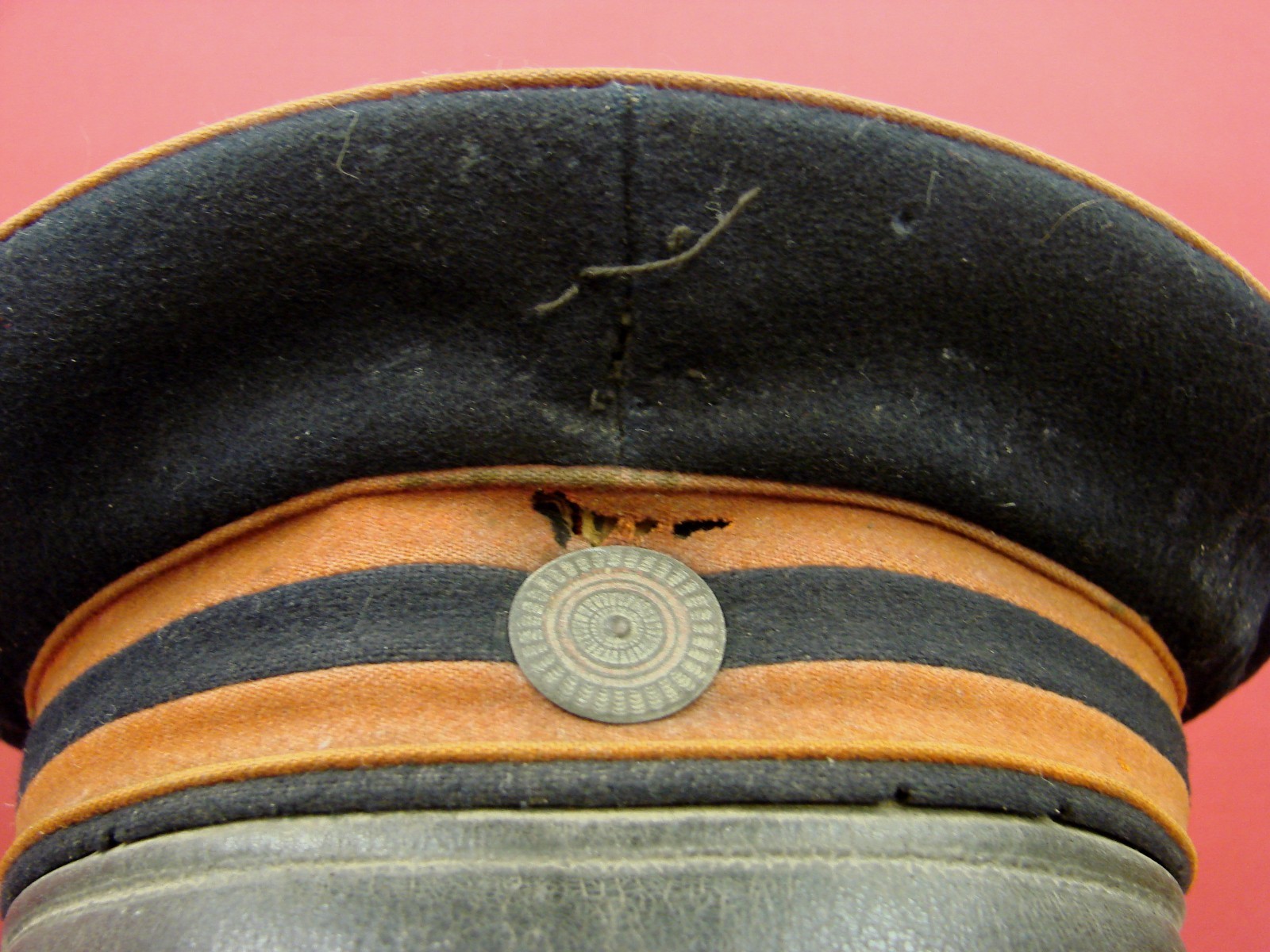 IMPERIAL GERMANY Postman Visor Hat Prussian WW1 era ORIGINL German ...