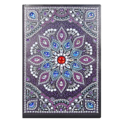 DIY Mandala Special Shaped Diamond Painting 50 Pages A5 Office Notebook ...