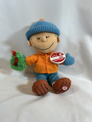 Peanuts 2011 Hallmark Linus Christmas Wreath Plush Toy 10” | eBay