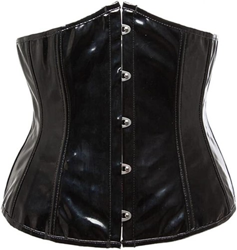 Corset Sous-Buste Gothique En Cuir + String | eBay