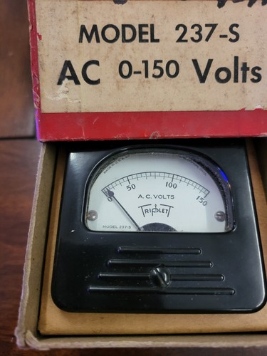NOS TRIPLET MODEL 237-S C AC 0-150 METER | eBay