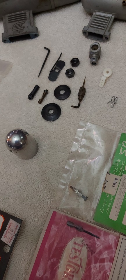 Nitro RC Model airplane Engine parts lot spektrum os max .45f Evolution ...