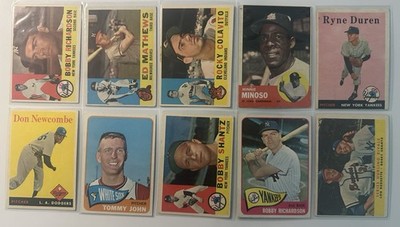 Lot Of 10 - Vintage TOPPS BASEBALL CARDS | eBay