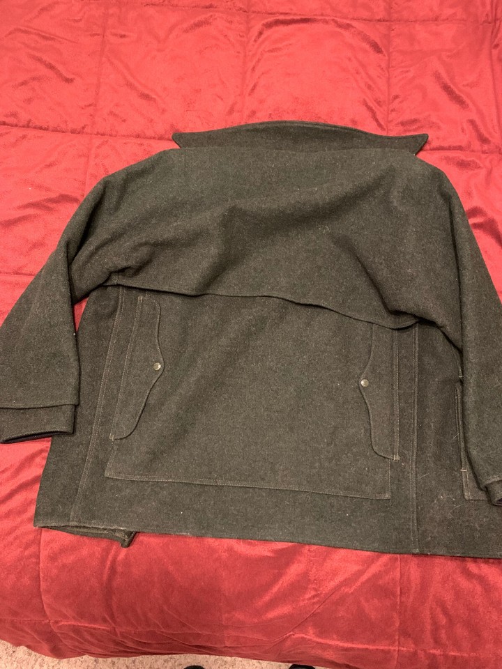 Vintage Filson Style 83 Double Mackinaw Size 44 XL Wool Cruiser Jacket ...