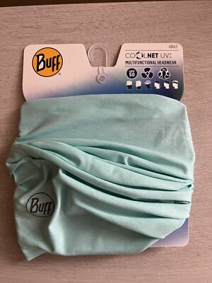 Buff CoolNet Cooling UPF Lightweight Neck Gaiter Blue | eBay