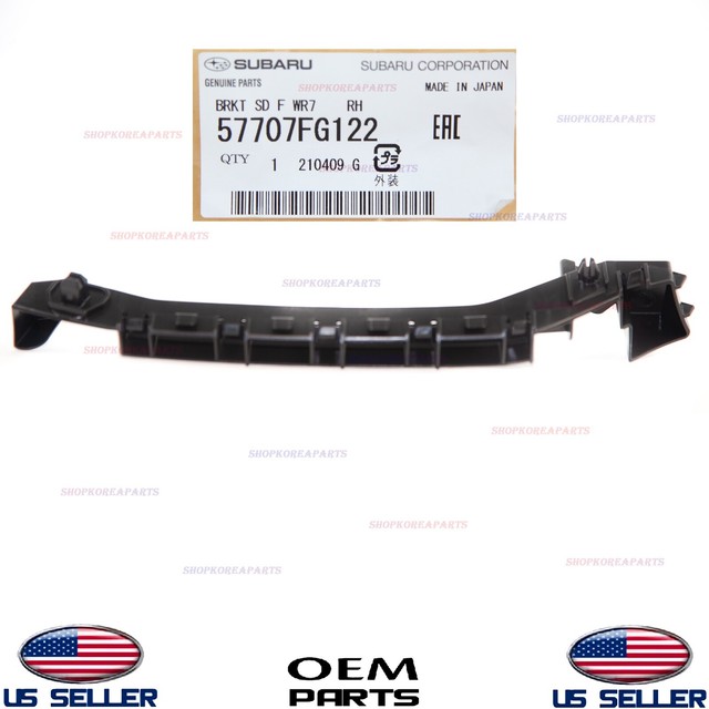 Subaru OEM 08-14 Impreza Front Bumper-retainer Bracket Right 57707FG122 ...