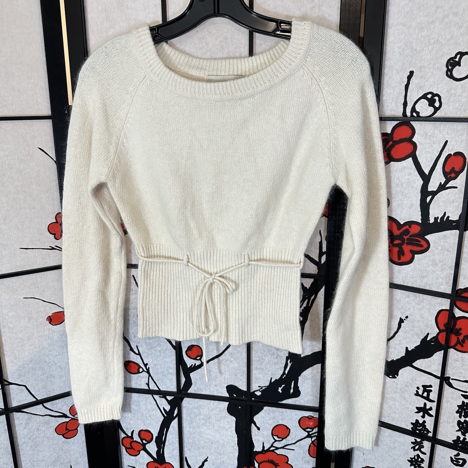 VTG Reference Point Lambswool Angora Silk Blend Ivory… - Gem