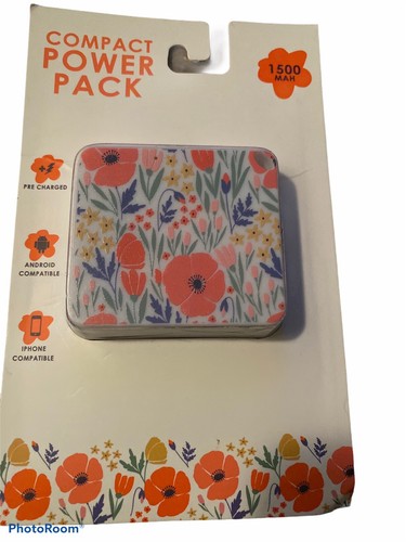 Compact Power Pack Vivitar 1500 MAH Garden Flower | eBay