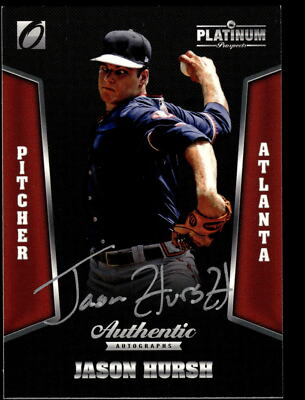 Jason Hursh 2013 Onyx Platinum Prospects #PPBJH Rookie Silver Auto ...
