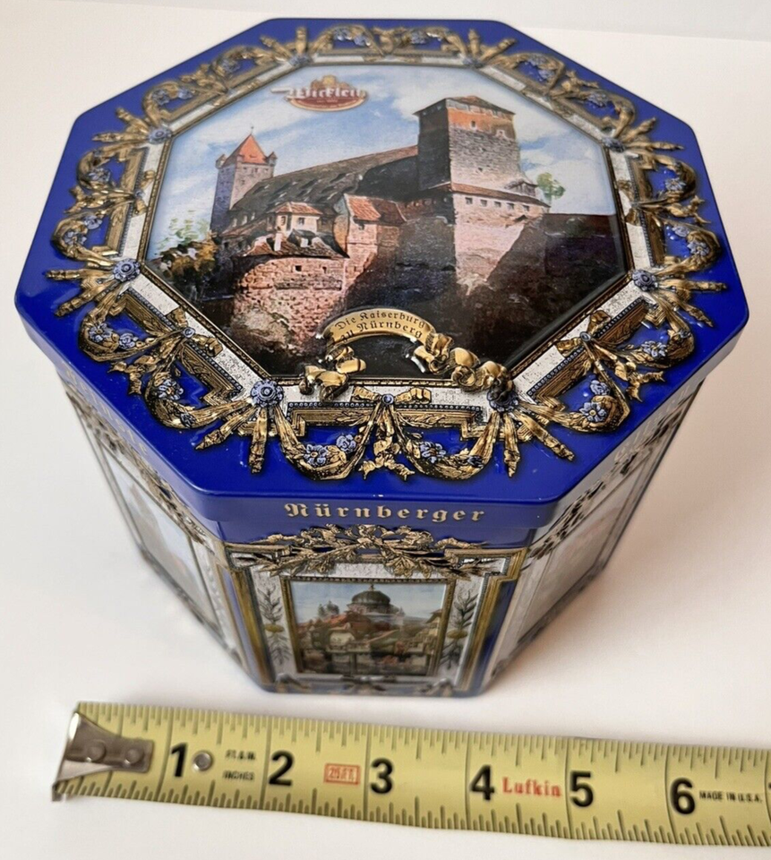 Gottfried Wicklein Covered Tin Lebkuchen Nurnberger Octagon From ...