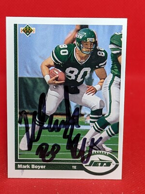 PERSONAL AUTOGRAPH signed on card: Mark Boyer 1991 Upper Deck #507 | eBay
