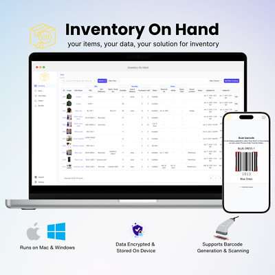Inventory Software with Barcode Support | Inventory On Hand | eBay UK