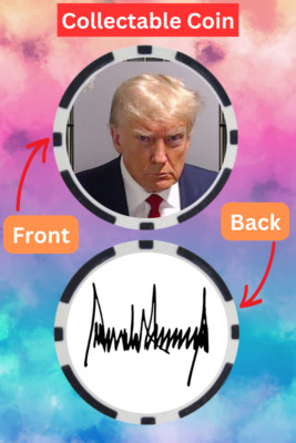 DONALD TRUMP - MUGSHOT - COLLECTABLE COIN - ***SIGNED/AUTO*** | eBay