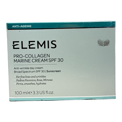 Elemis Pro-Collagen Marine Cream SPF 30 Anti-Wrinkle Day Cream Sunscreen 3.3oz. | eBay