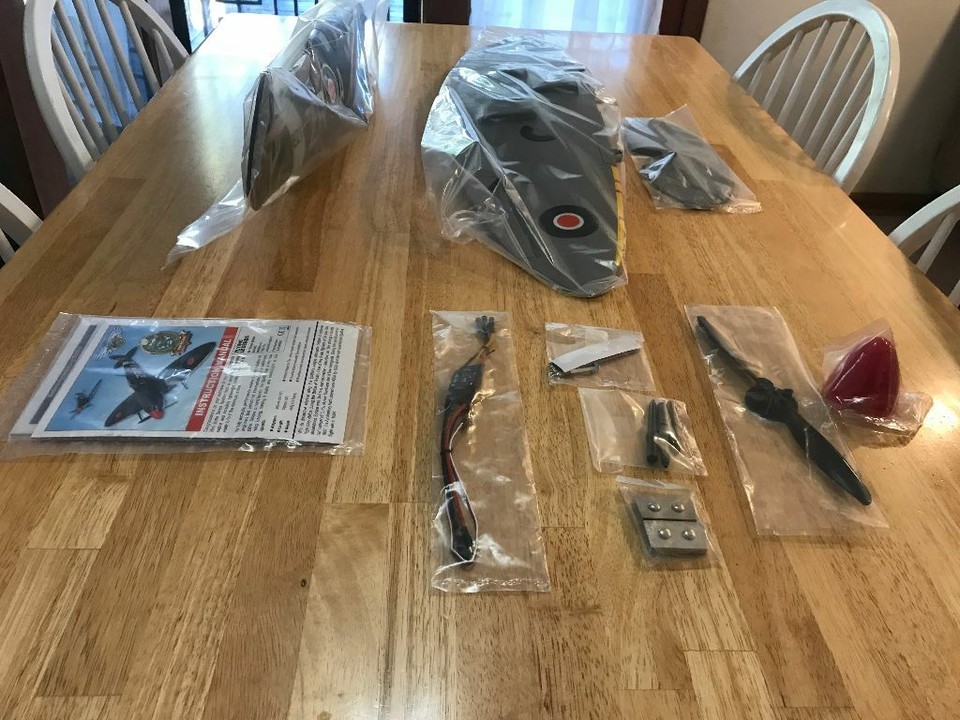 Flying Legends Spitfire RC Warbird Airplane ARF Kit Plus. | eBay