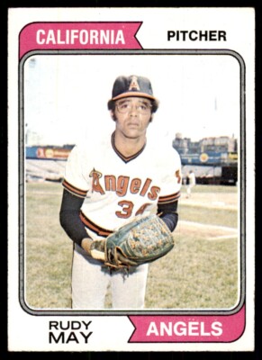 1974 Topps Rudy May Baseball Cards #302 | eBay
