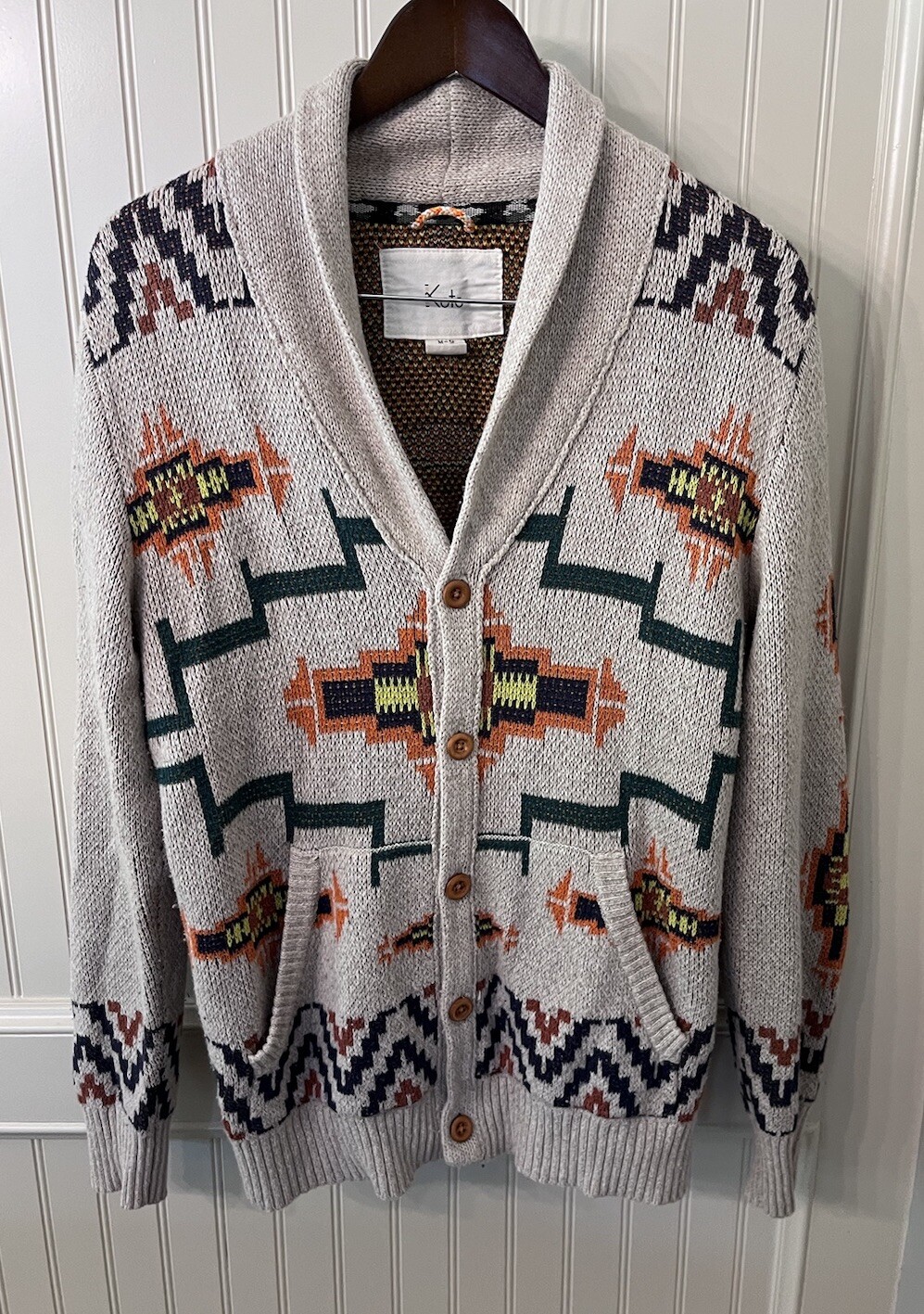 Koto Urban Outfitters Aztec Men’s Medium Cardigan Sha… - Gem