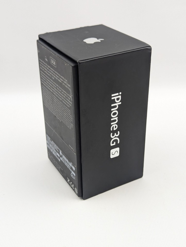 Apple iPhone 3GS 16G Black With Box Old Twitter Logo App Working A1303 ...