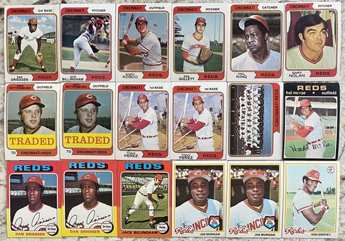 1970s Topps Cincinnati Reds Lot (18 cards) | eBay