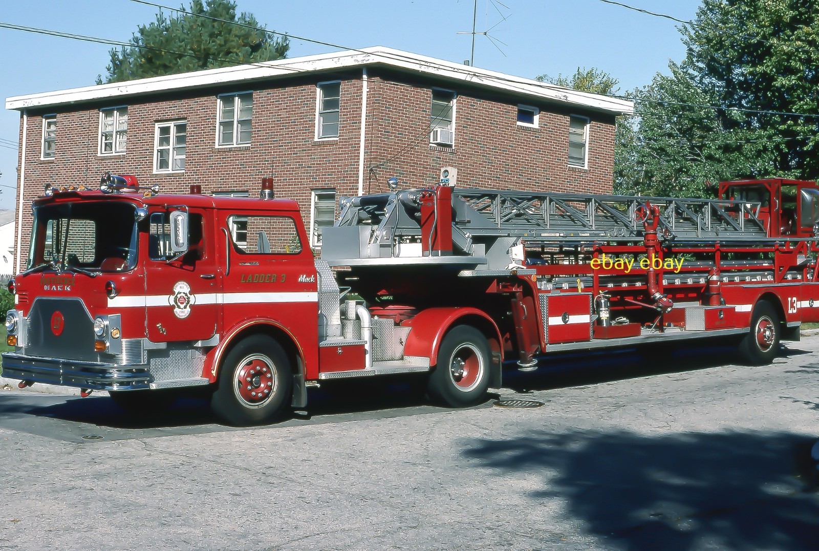 FIRE APPARATUS SLIDE PROVIDENCE RI MACK/MAXIM 100' TDA KODACHROME | eBay