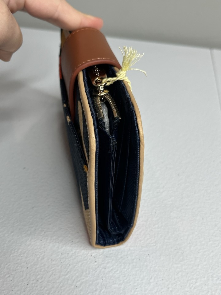 Spartina 449 Mary Lavinia Turn Key Wallet Floral Canvas | eBay