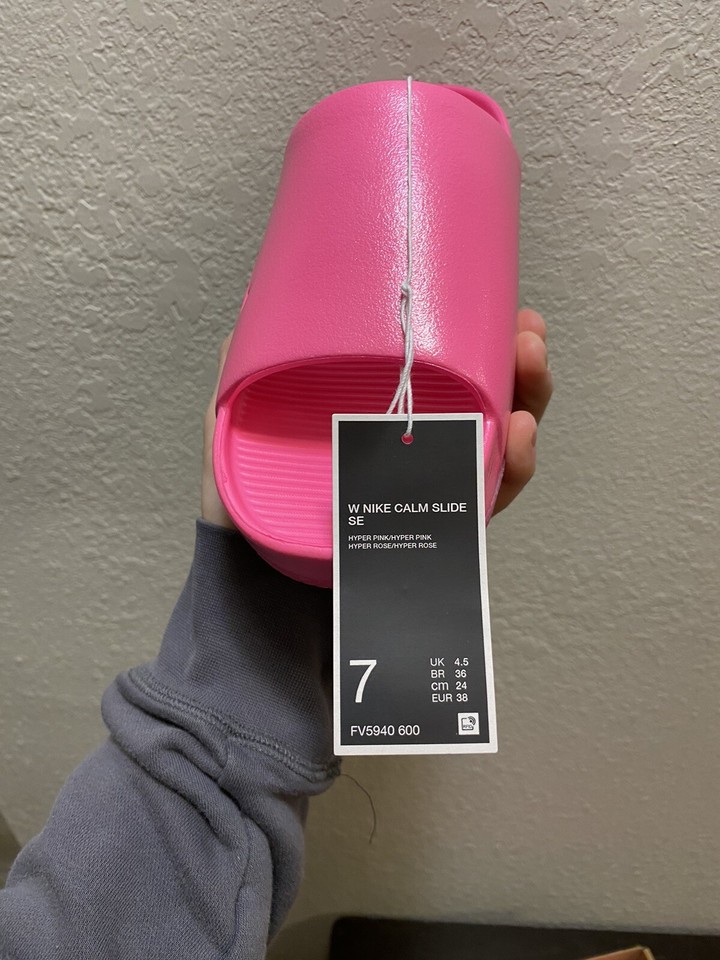 Nike Calm Slide SE W Pink FV5940-600 Women’s Size 7 New With Tags | eBay